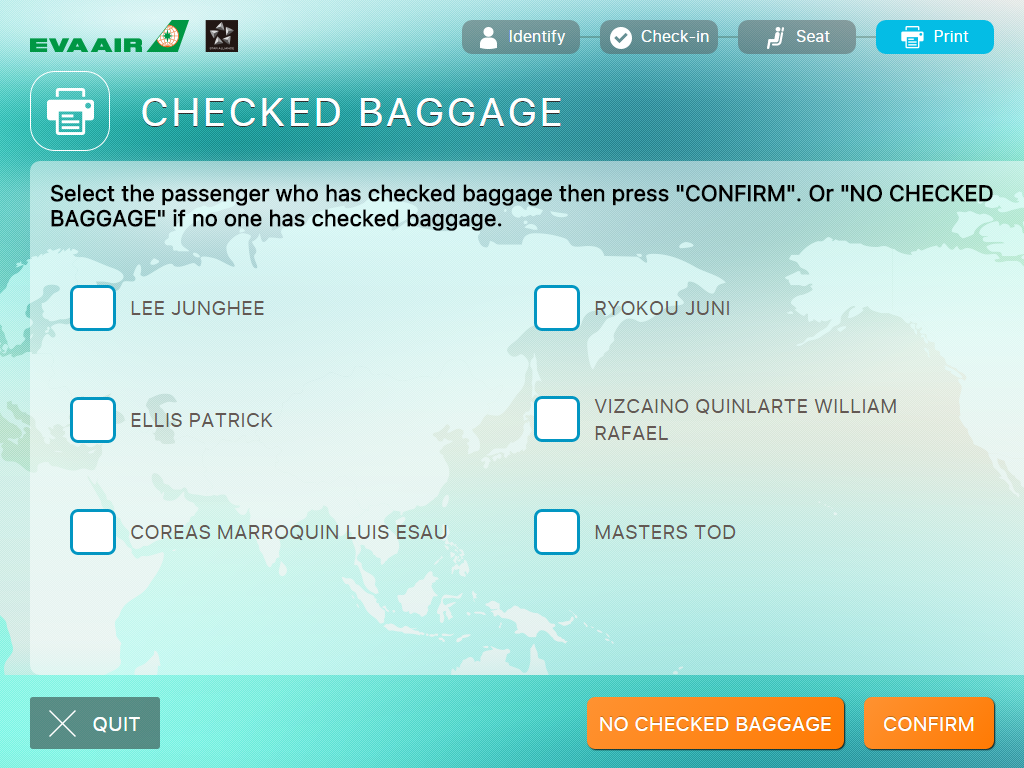 Flight Information- Self Check-in (Kiosk) - EVA Air | Australia / New ...